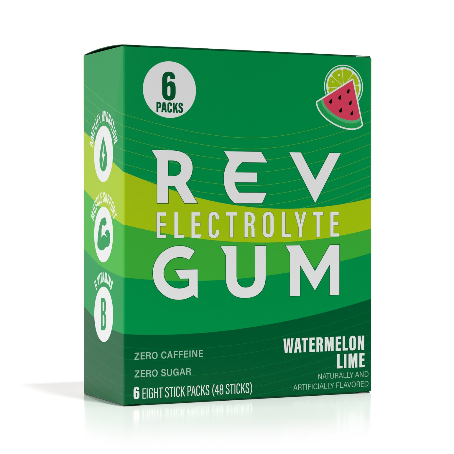 WATERMELON LIME ELECTROLYTE GUM – REV GUM
